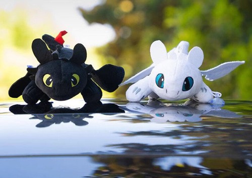 Dragon# Car Accessory# Toothless Night Fury Plush Dragon Plush with ...