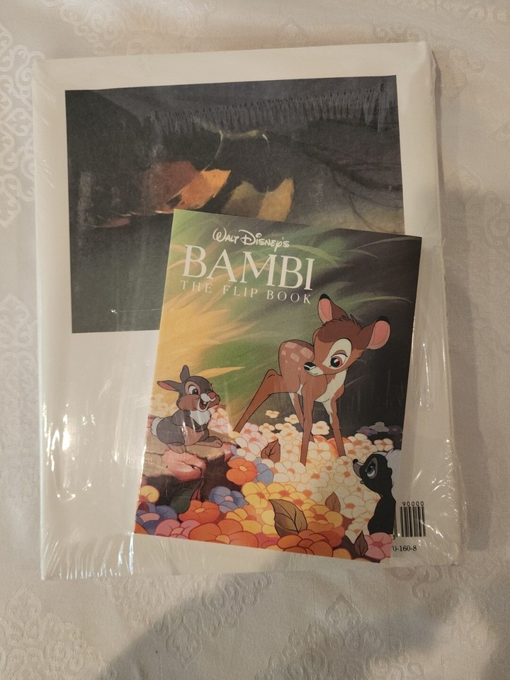 WALT DISNEY’S BAMBI The Story and the Film With BAMBI The flip Book NEW ...