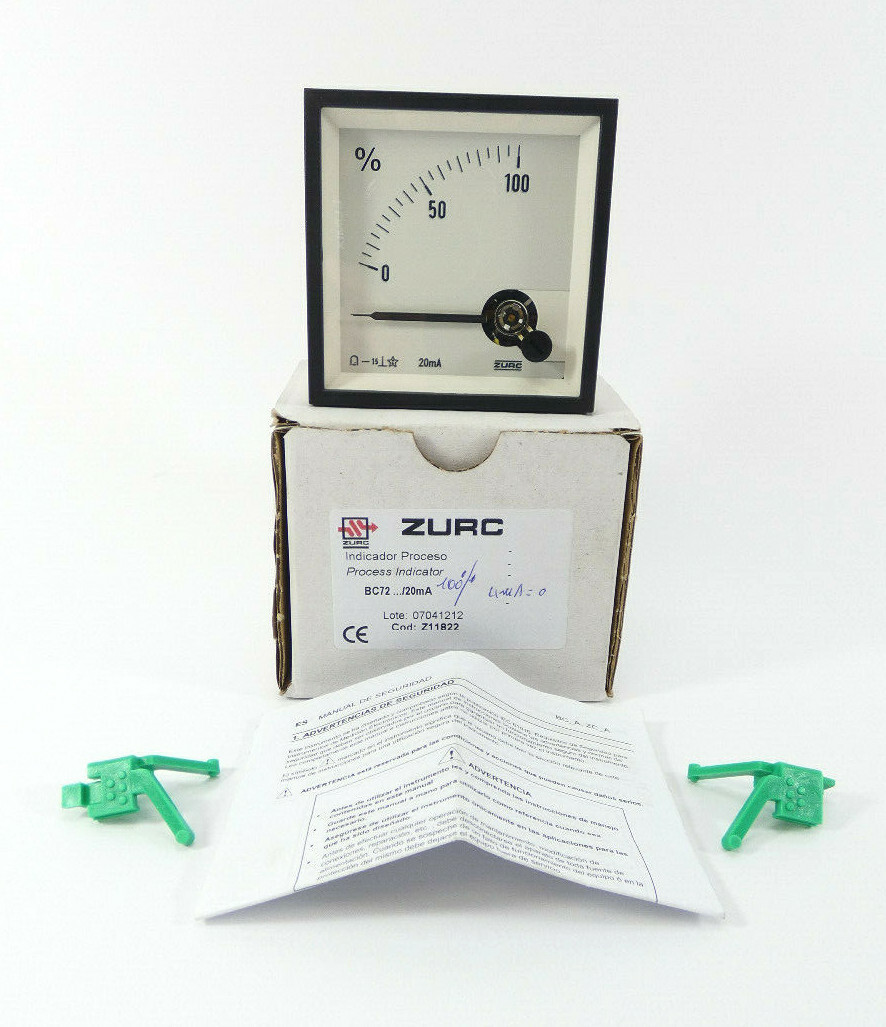 Zurc Amperemeter | Ammeter | BC72 | 0..20mA d.c.| CAT III 300 V ...