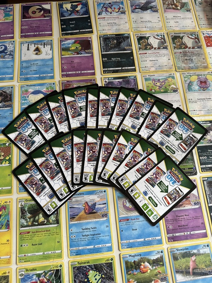 20x Random Pokemon TCG Online Code Card - Unused - **Codes Messaged ...