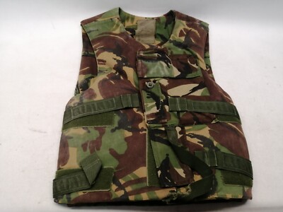 British Army Body Armour With Filler Plates Flak Jacket Paintball 190/ ...