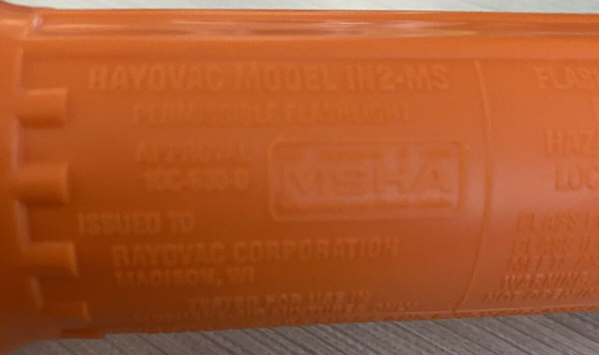 Rayovac IN2-MS Industrial Flashlight IN2-MS For Hazardous Locations New ...