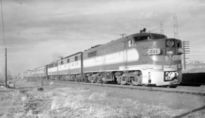 MP Missouri Pacific train No 8019 engine type ALCO PA3 OLD TRAIN PHOTO ...