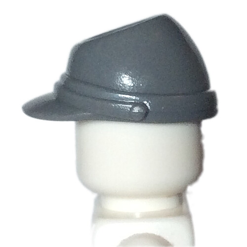 NEW LEGO - Headgear - War - Kepi Cavalry Cap Gray Dark x 1 Imperial ...