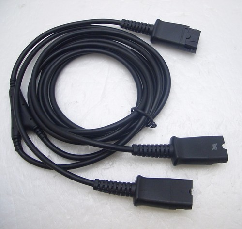 Plantronics Headset Y Training Supervisor QD Cable with Observer ...