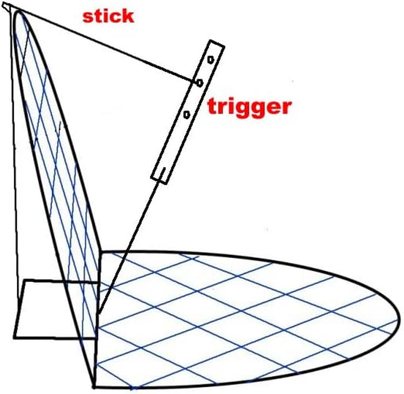 12“ Bird, Pigeon, Quail Humane Live Trap Hunting Bird Trap, with Trap ...
