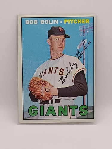 1967 Topps Baseball Bob Bolin #252 Giants Vintage | eBay