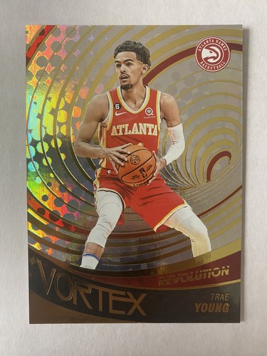 2022-23 Panini Revolution #28 Trae Young Vortex Atlanta Hawks | eBay