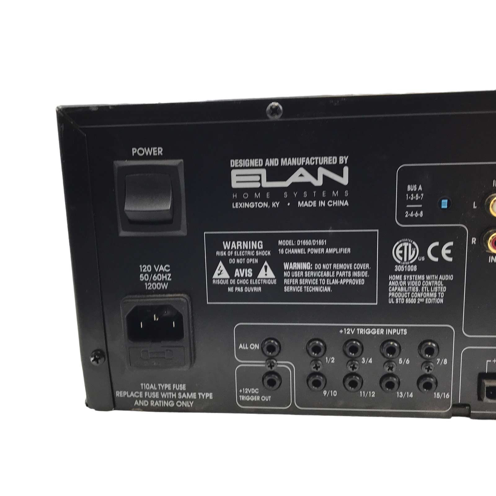 FOR PARTS Elan D1650/D1651 16-Channel Digital Power Amplifier #P8602 | eBay