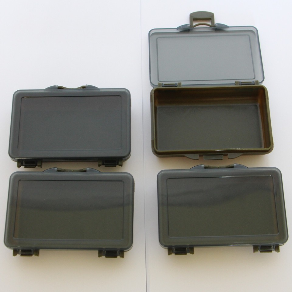 Carp Fishing Bit Box Tackle Craft Bead Swivel Hook Boxes (1 section) x ...