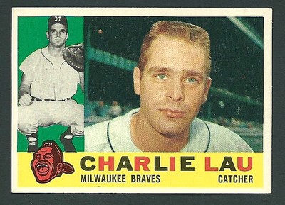 Charlie Lau Milwaukee Braves 1960 Topps Card #312 | eBay