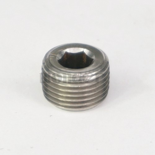 M18x1.5mm Male SS304 Countersunk End Plug Internal Hex Head Socket Pipe ...