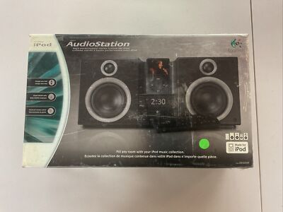 Logitech Audiostation High Performance Stereo System for iPod New Open Box | eBay