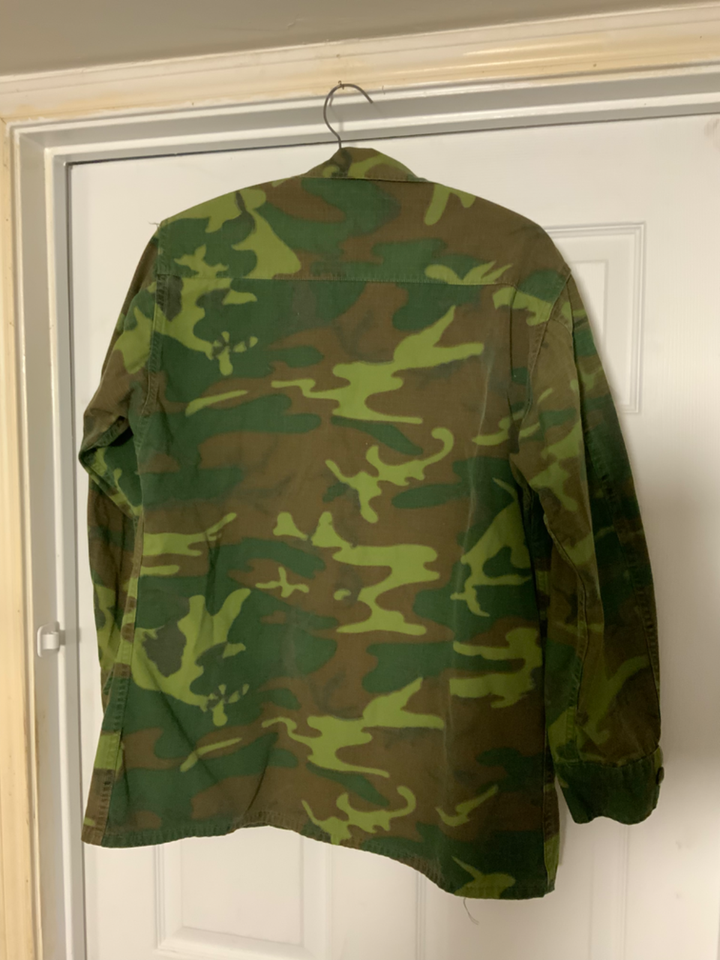 1969 ERDL Green Dominant Camouflage Man's Shirt/Jacket -ER2 | eBay