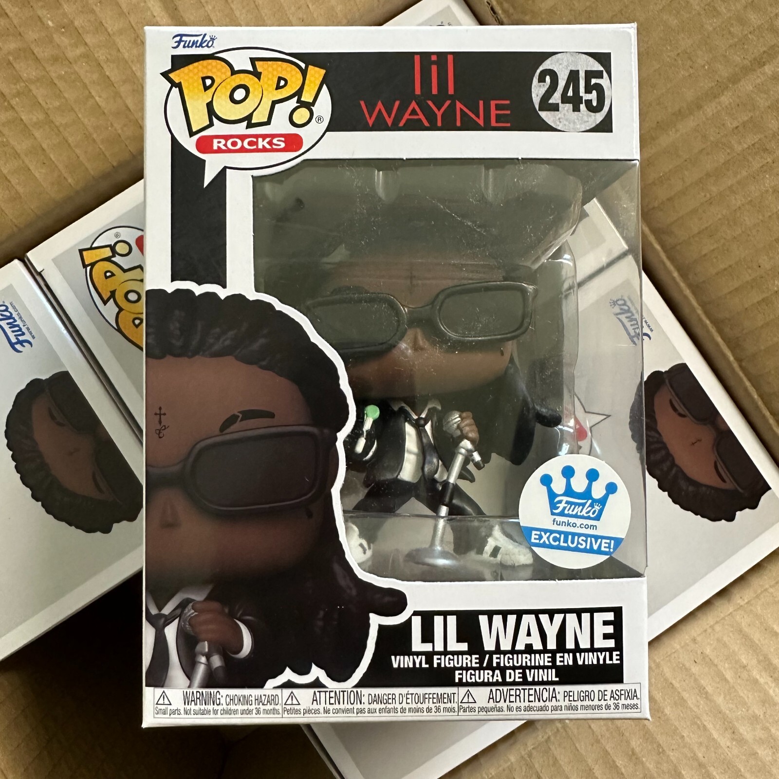 Funko Pop Rocks : LIL WAYNE #245 Vinyl Funkoshop Exclusive "Mint Box ...