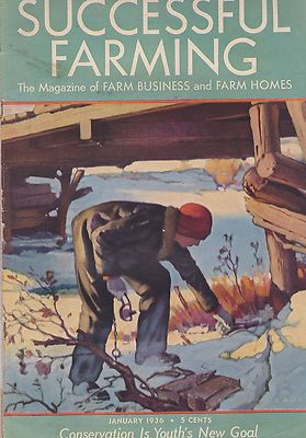 JAN 1936 SUCCESSFUL FARMING vintage farm magazine WINTER | eBay