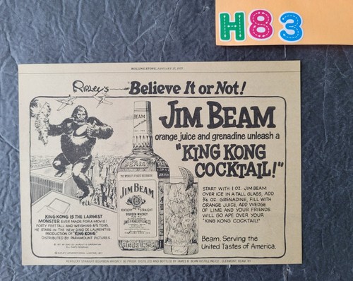 Jim Beam Ripley's Believe It Or Not! Promo Print Advertisement Vintage ...