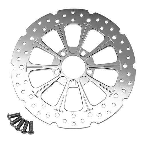 11.5" REAR "NOTCH" BRAKE DISC ROTOR STAINLESS HARLEY 2000-17 SOFTAIL ...