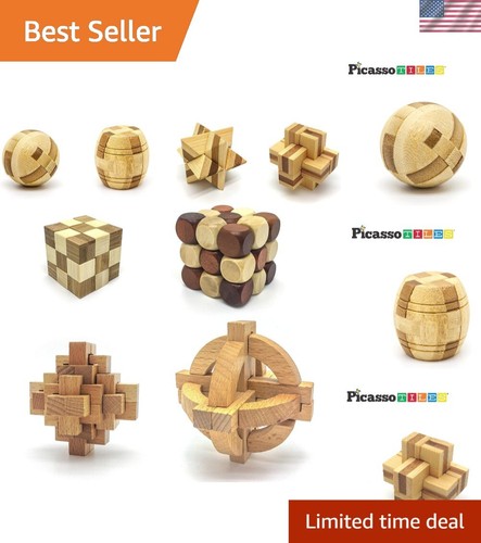 Portable 8-Piece Burr Cube Puzzle Set - Elevate Problem-Solving Fun for ...