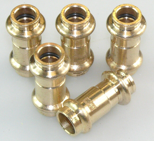 5 x VIEGA SANPRESS MUFFE 15 MM x 10 MM PROFIPRESS REDUZIERMUFFE ...