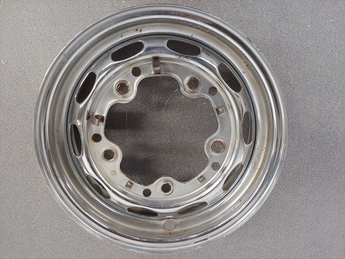 VERY NICE ORIGINAL KPZ 6042A PORSCHE 356A 356B 4.5JX15 CHROME WHEEL NLA ...