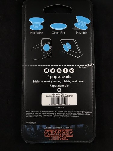 Popsockets Netflix Stranger Things PopSocket Pop Socket PopGrip | eBay