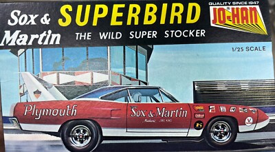 Johan c-1770 Sox & Martin 1970 Plymouth Superbird vintage kit 1/25 McM ...