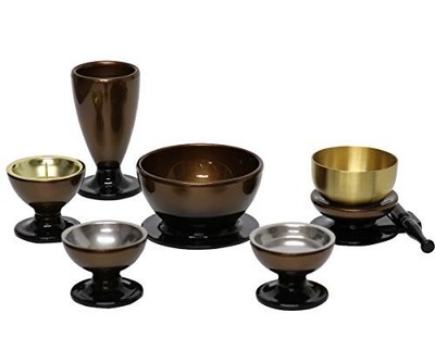 5-piece furniture-style Buddhist altar set "Konohana Large Size" | eBay ...