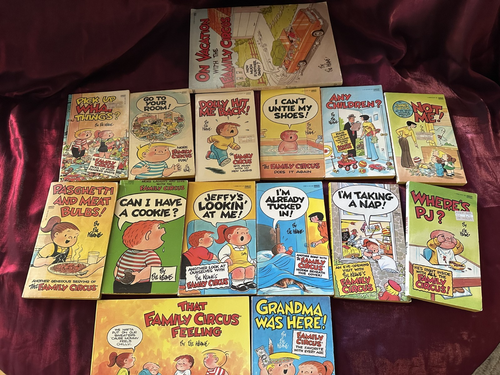 FAMILY CIRCUS - BILL KEANE - Lot of 15 - CARTOON PAPERBACKS - VINTAGE ...