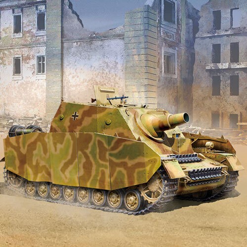 Academy 13525 1/35 German Strumpanzer IV Brummbär Ver.mid Plastic Model ...