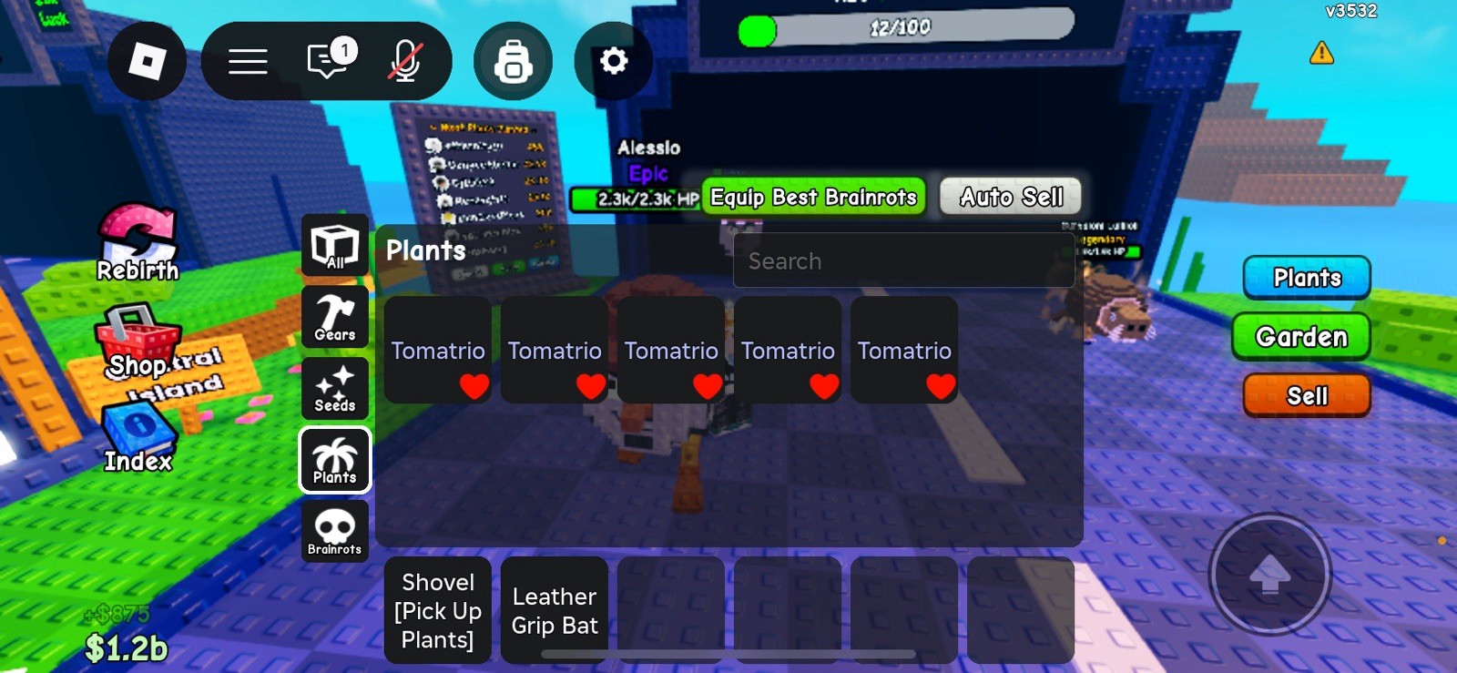 Plants vs brainrots 5x Tomatrio 4.5k | eBay