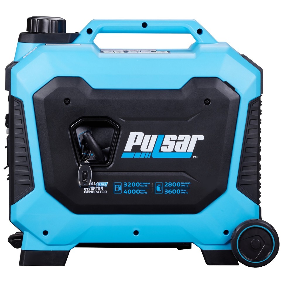 Pulsar 4000 Watt Dual Fuel RV Ready Inverter Generator Remote Start ...