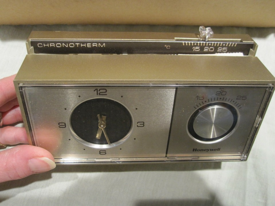 Vintage Honeywell Thermostat / Clock / Original Box NEW | eBay UK