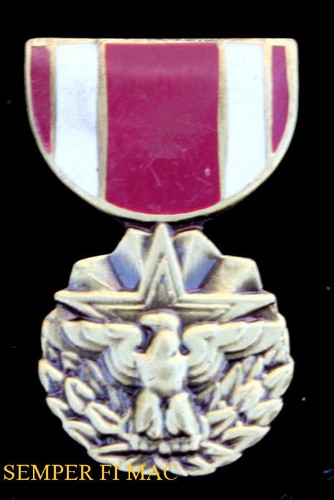MERITORIOUS SERVICE MEDAL MSM HAT PIN UP US ARMY MARINE NAVY AIR FORCE ...