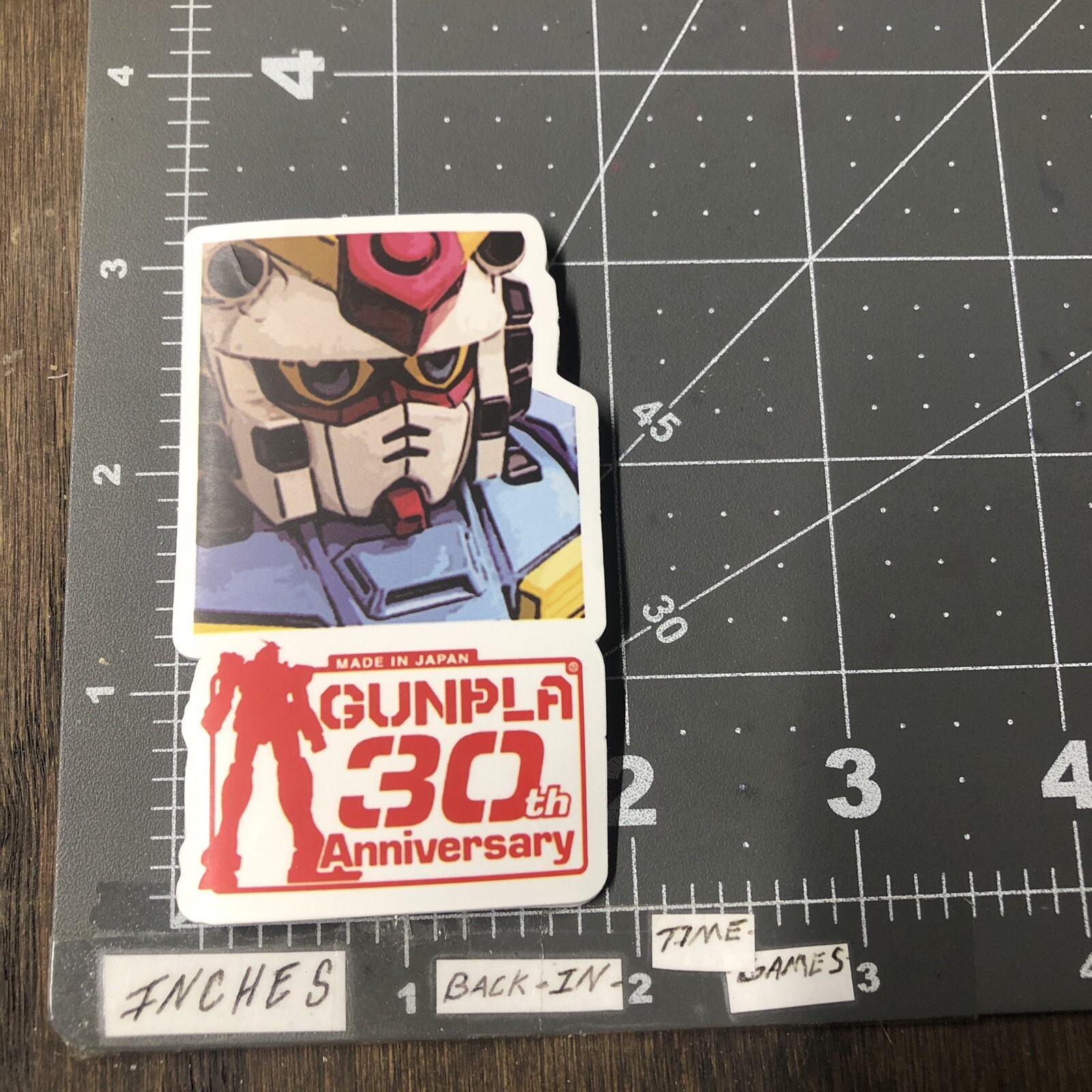 Gunpla 30th Anniversary Adult Humor Skateboard Laptop Guitar Sticker ...