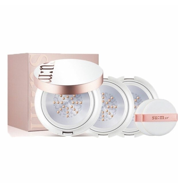 Sum37 Sun Away Cooling Sun CC EX Cushion 15g + Refill 2EA/Natural Cover ...