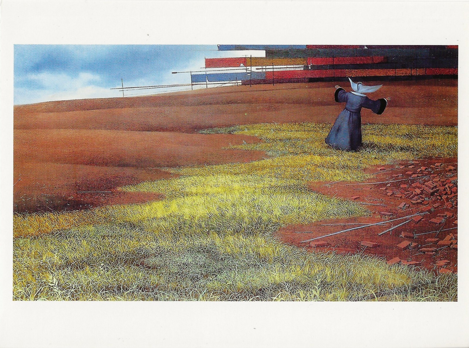 Postcard Robert Vickery "Fear" 1954 National Museum of American Art Wash DC MINT | eBay