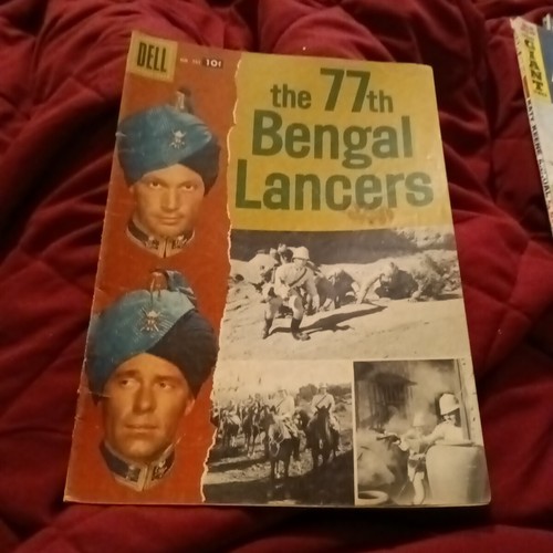 THE 77th BENGAL LANCERS / FOUR COLOR # 791 (DELL) (1957) DAN SPIEGLE ...