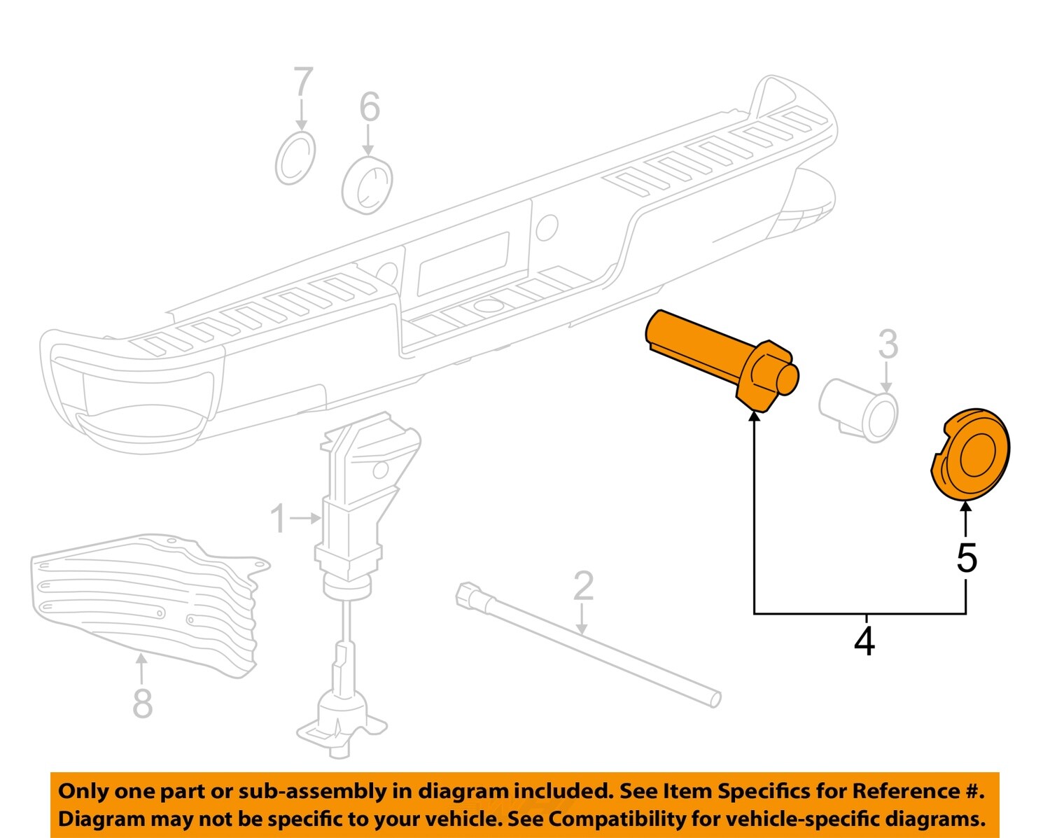 GM OEM 14-19 Sierra 1500 Pick Up Box Spare Tire Carrier-Case 22979267 ...
