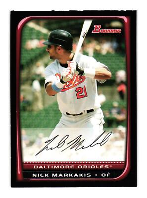 2008 Bowman #36 Nick Markakis Baltimore Orioles | eBay