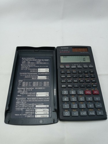 Casio FX-300W S-V.P.A.M. Scientific Digital Calculator Solar/Batt ...