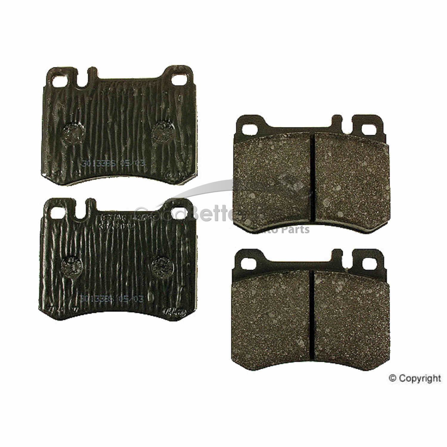 New Ate Disc Brake Pad Set Front 604037 0014208520 for Mercedes MB ...
