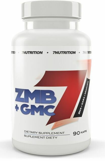 7nutrition ZMB GMC 90 Caps ZMA Zinc Magnesium VIT B6 E Gaba Melatonin ...
