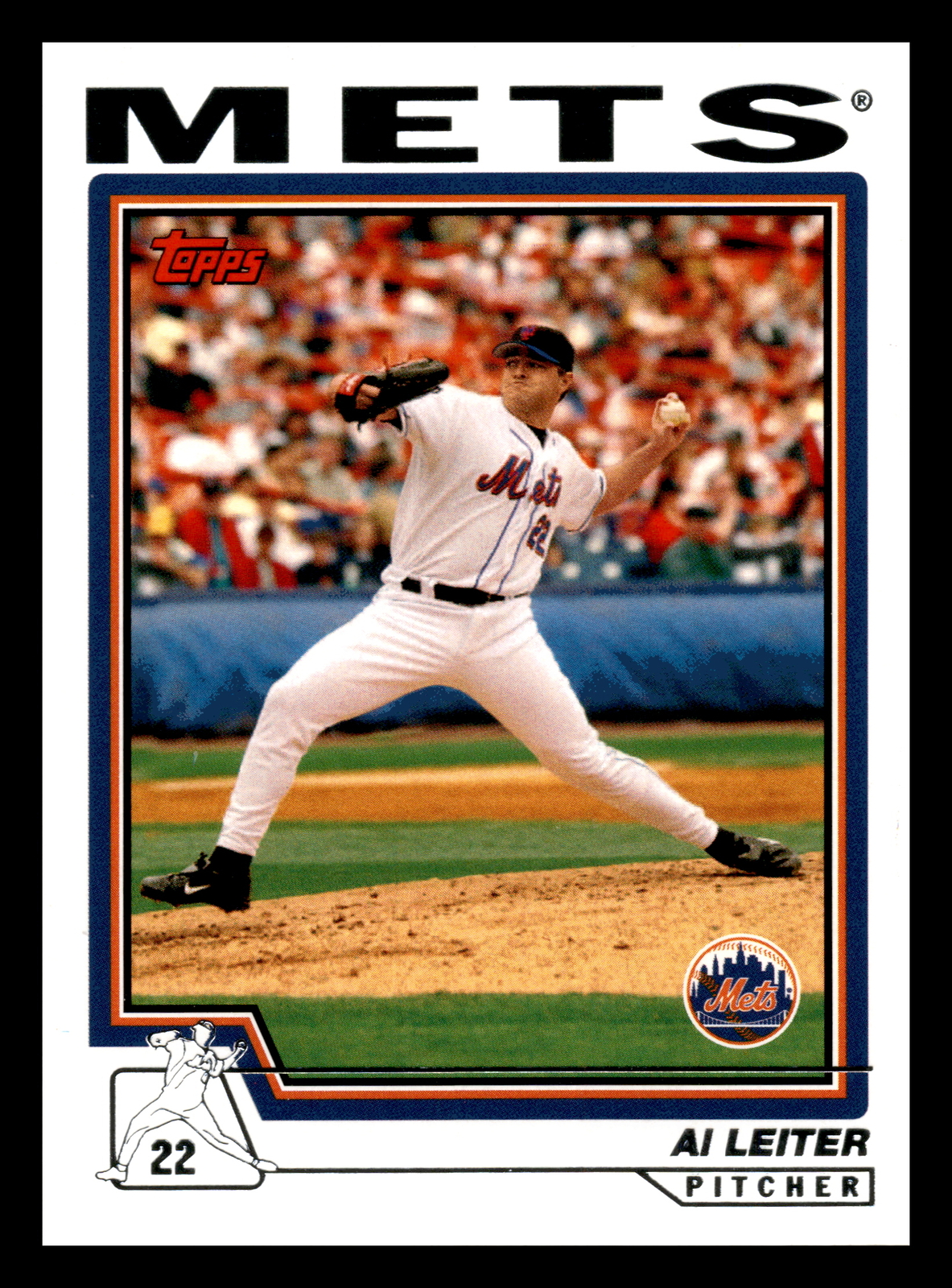 2004 Topps Al Leiter New York Mets #46 Centered Mint Baseball Card | eBay