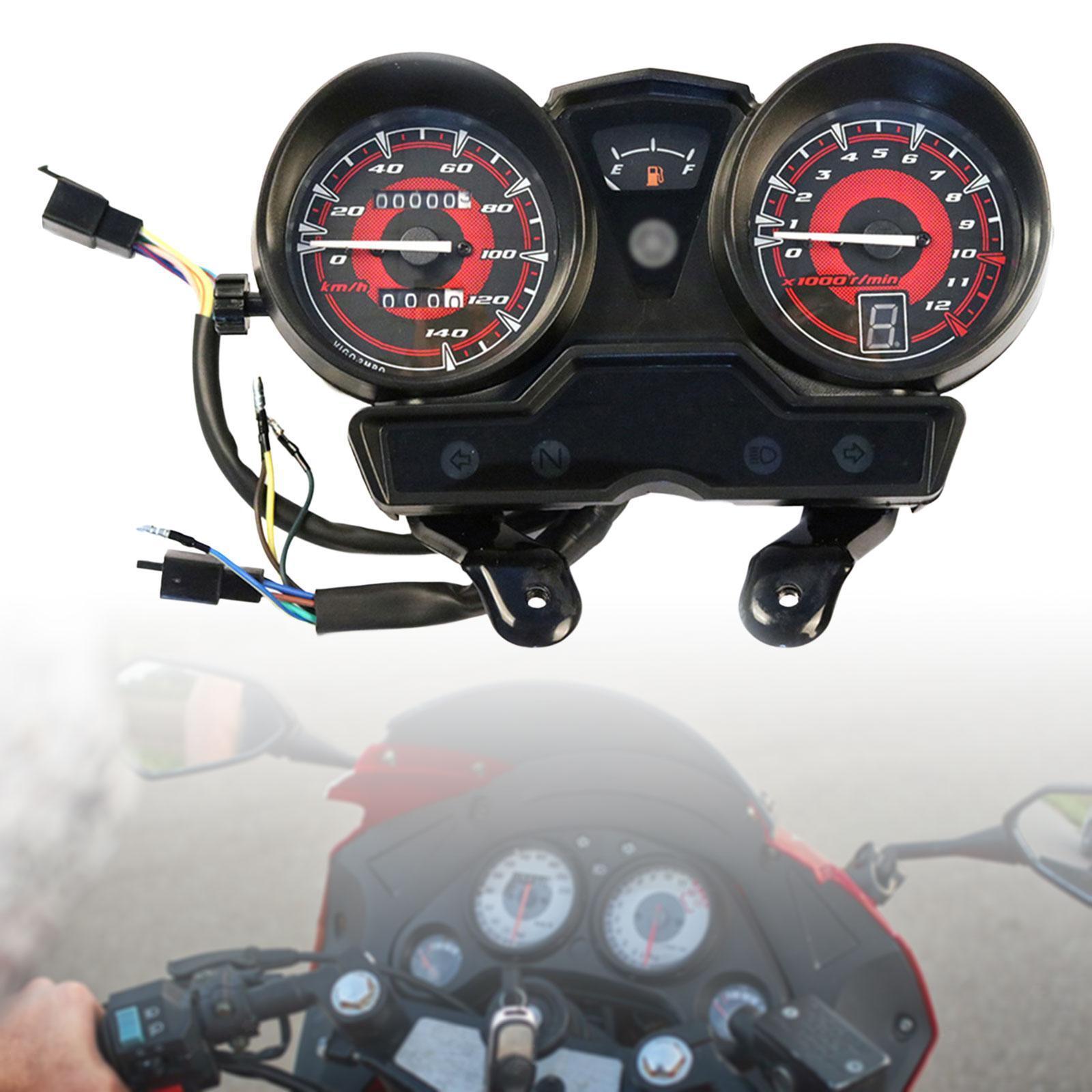 Motorbike LED Digital Speedometer Speed Gauge Odometer Modification for ...