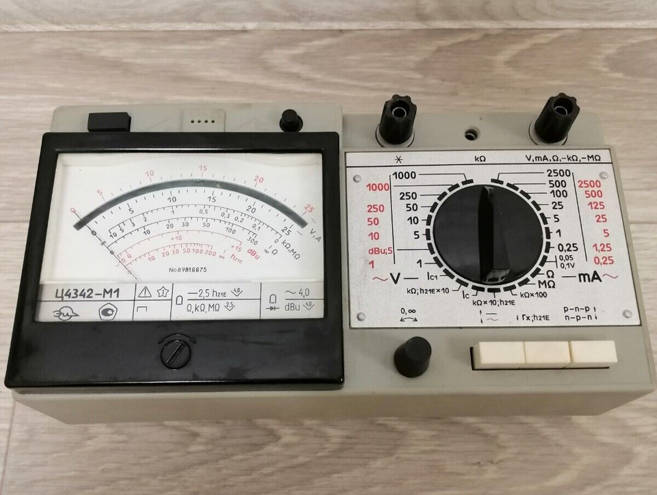 Soviet multimeter Device Old analogue multimeter Tester USSR Soviet С ...