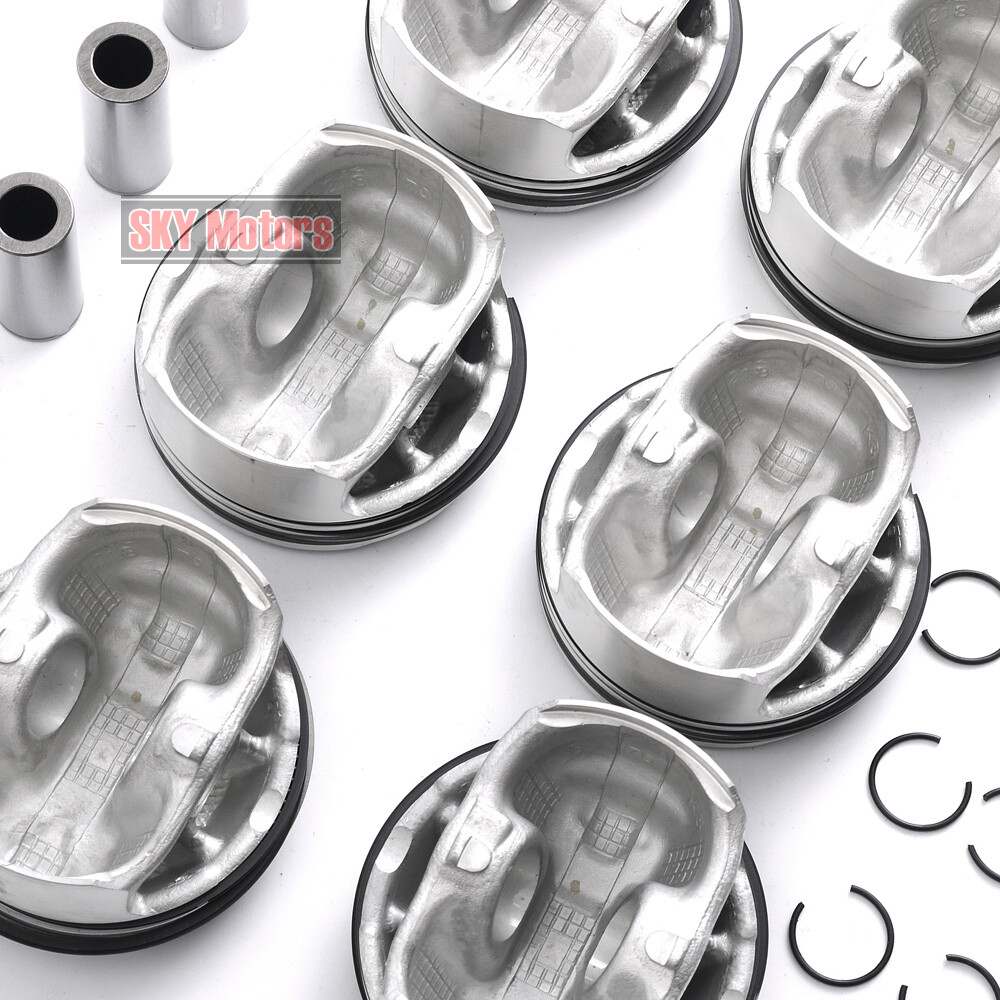 STD 6pcs Pistons Rings Set Φ82mm KS For 2.5L L6 BMW 323i 325i E60 E90 ...