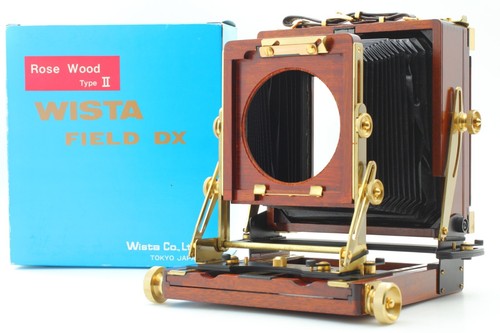 Rose Wood [MINT in Box] Wista Field 45DX 4x5 Large Format Camera from ...