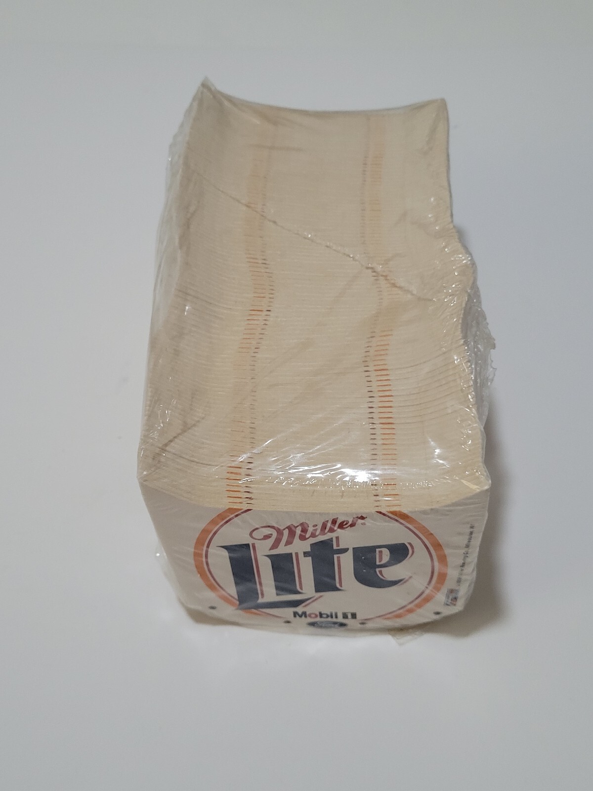 Vintage Miller Lite Mobil 1 Racing Ford Beer Mats Coasters 1998 Factory ...