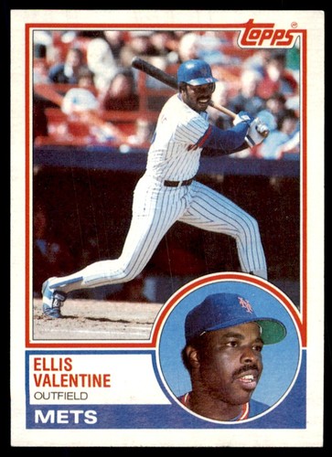 1983 TOPPS ELLIS VALENTINE NEW YORK METS #653 | eBay